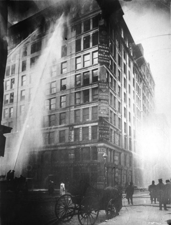 Image_of_Triangle_Shirtwaist_Factory_fire_on_March_25_-_1911 | The ...