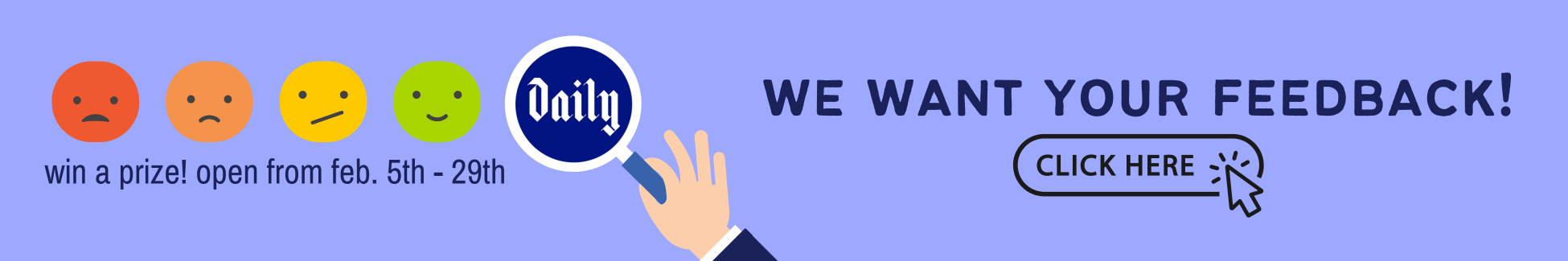 DC Survey front page banner | The Daily Campus